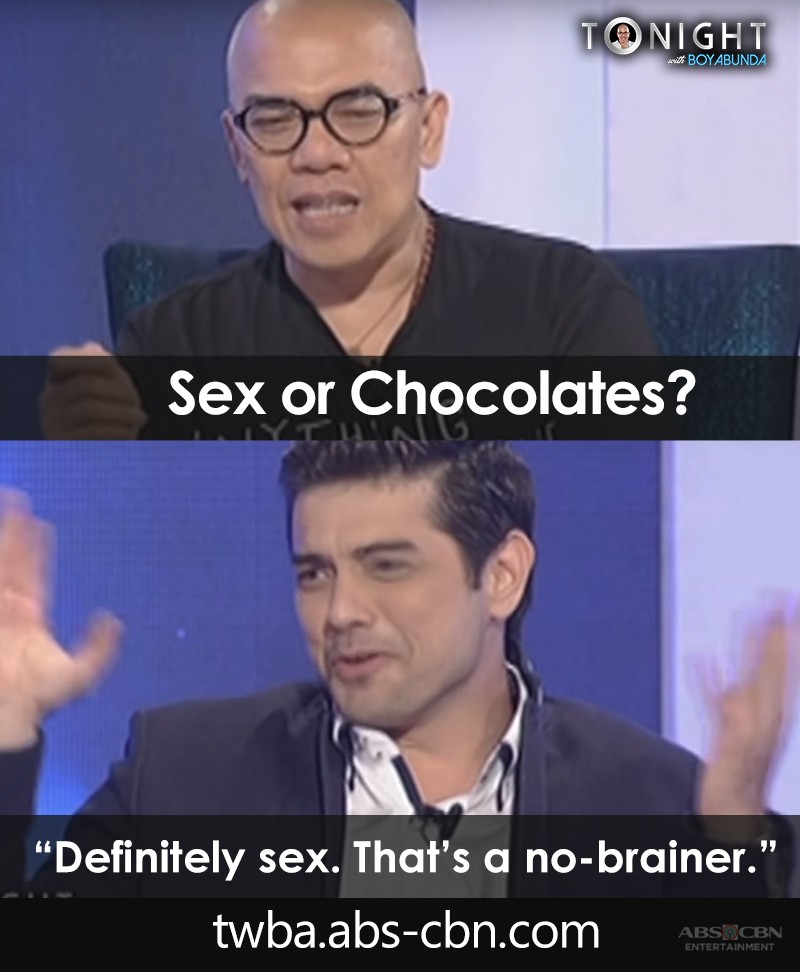 Sex Vs Chocolates 45 Celebrities And Their Answers To Twba Fast Talks Ultimate Question